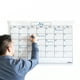 WallDeca Monthly Dry Erase Wall Calendar Planner Whiteboard: Wipe off ...