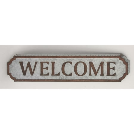 Beautiful Metal Welcome Wall Sign - Walmart.com