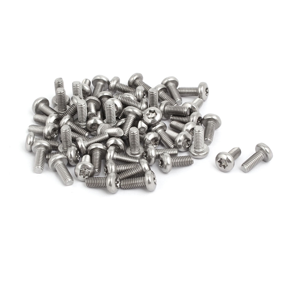 M4x10mm 304 Stainless Steel Button Head Torx Screws Bolts T10 Drive ...
