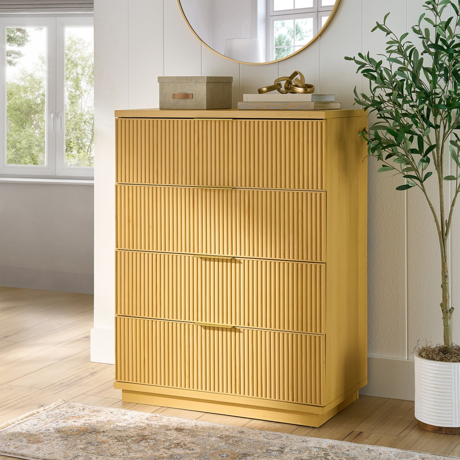 Click here for Better Homes & Gardens Lillian Fluted 4-Drawer Dre... prices