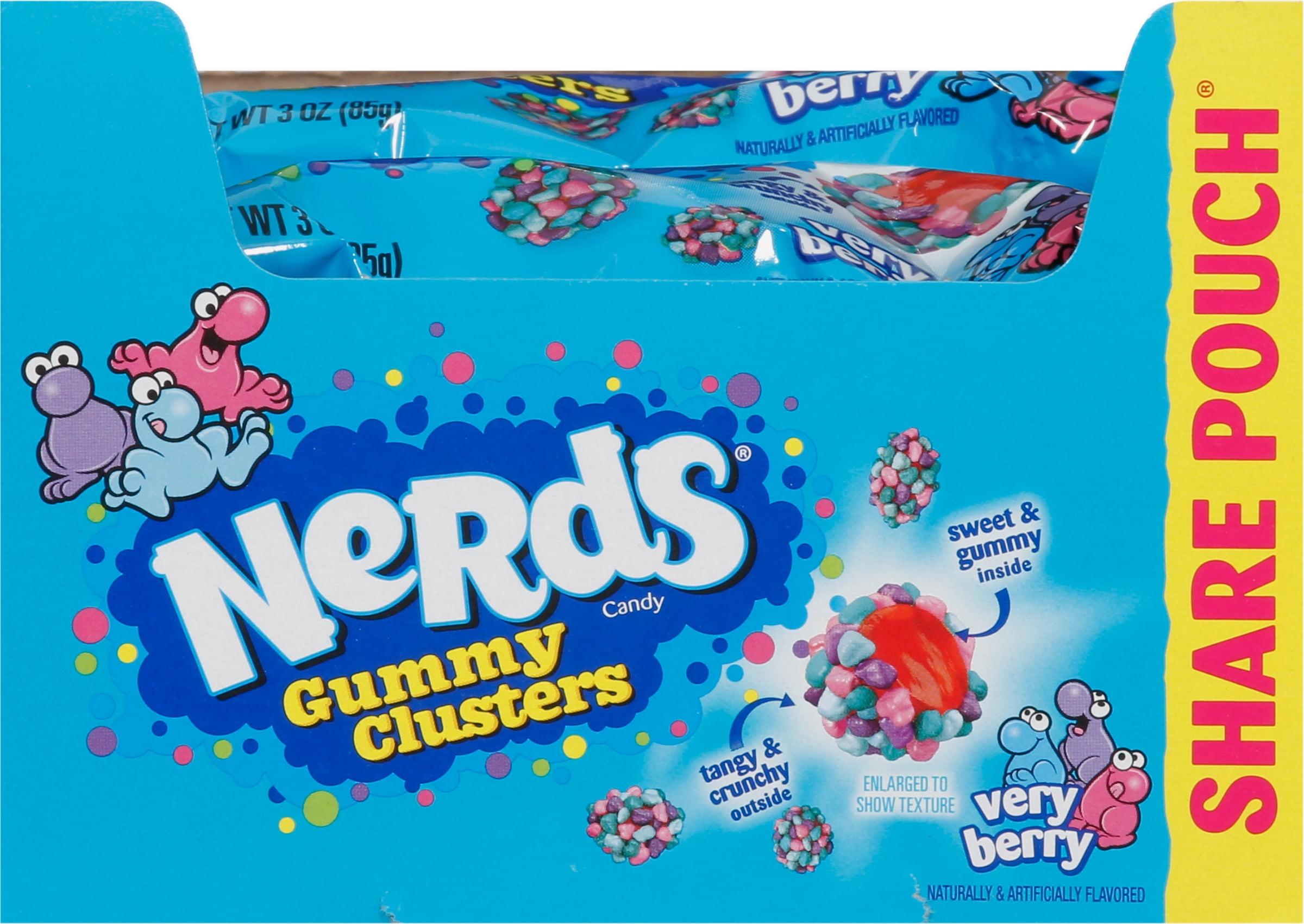 Nerds Gummy Clusters Very Berry Bags - Walmart.com