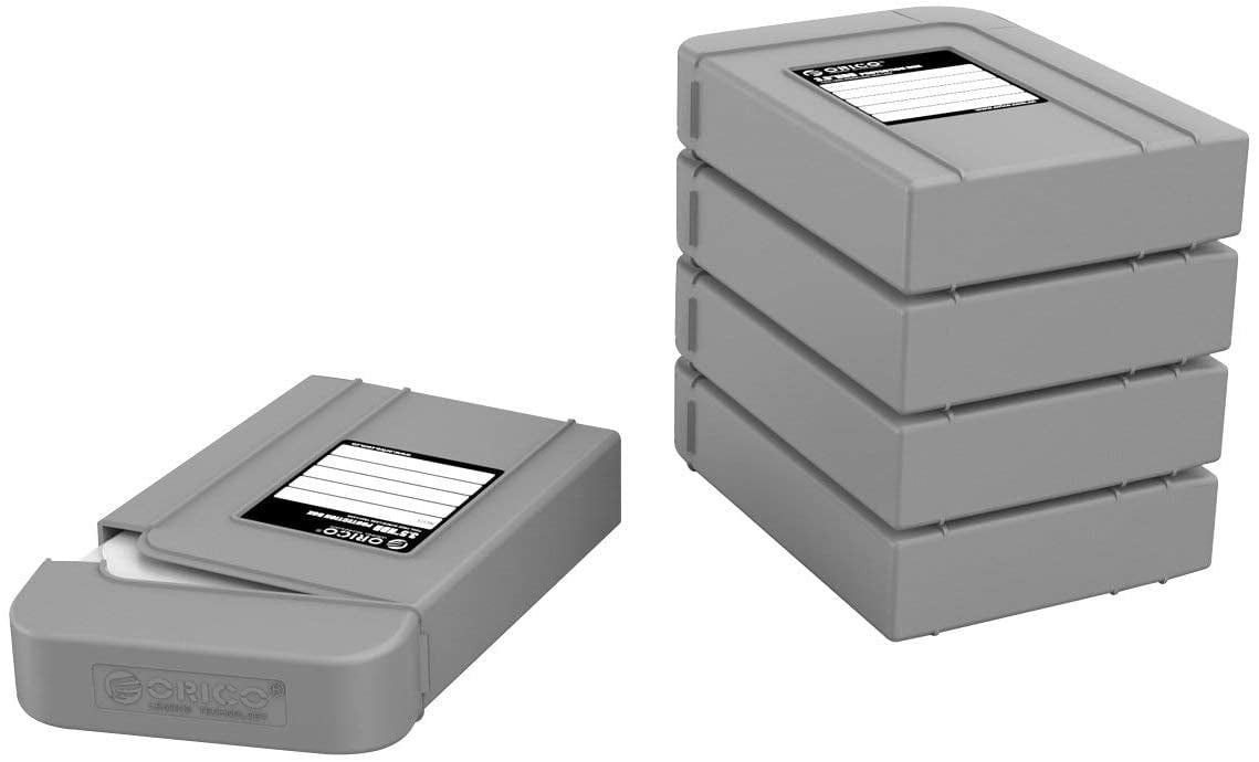 ORICO 3.5 Hard Drive Storage Case Disk Protective Boxes HDD External ...