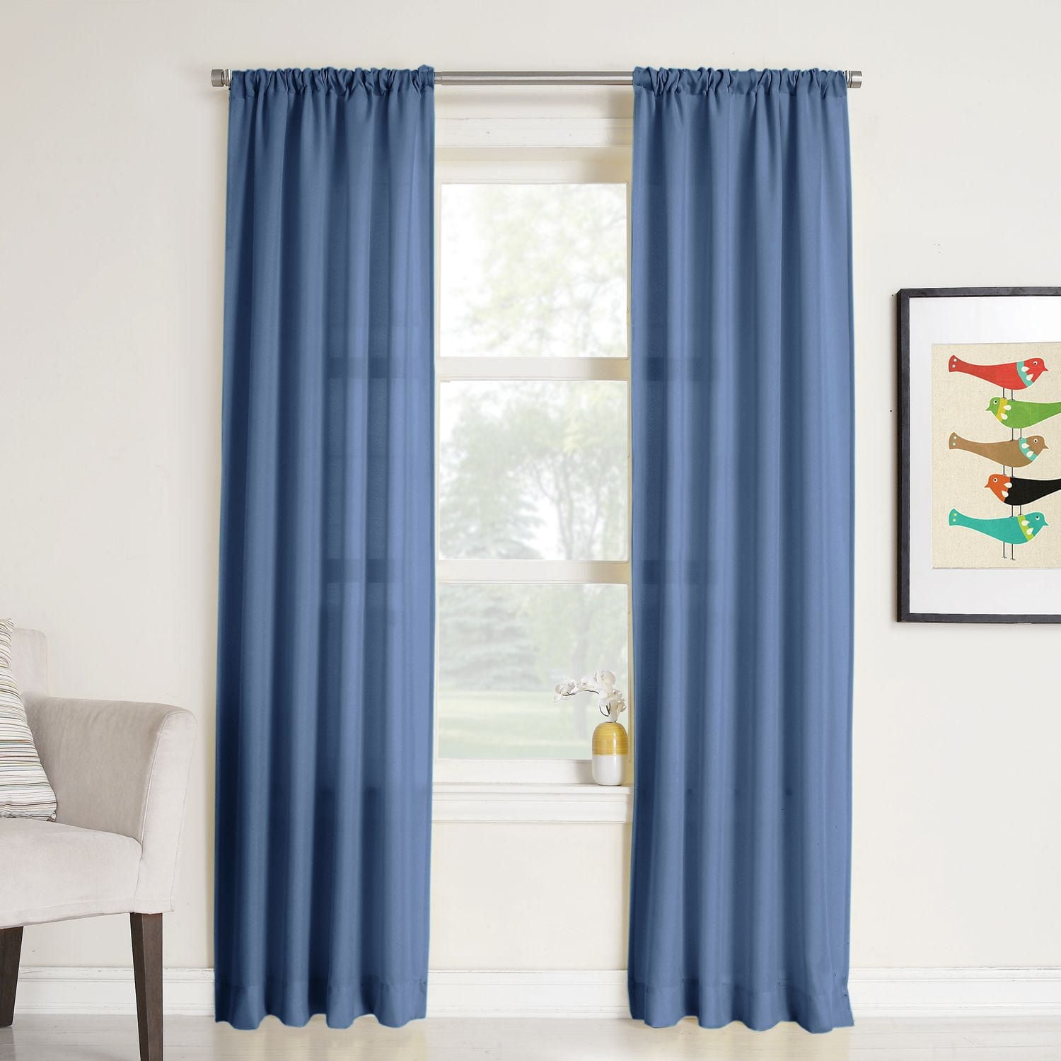 Click here for 918 Rapture Rod Pocket Sheer Curtain 40in X 84in prices