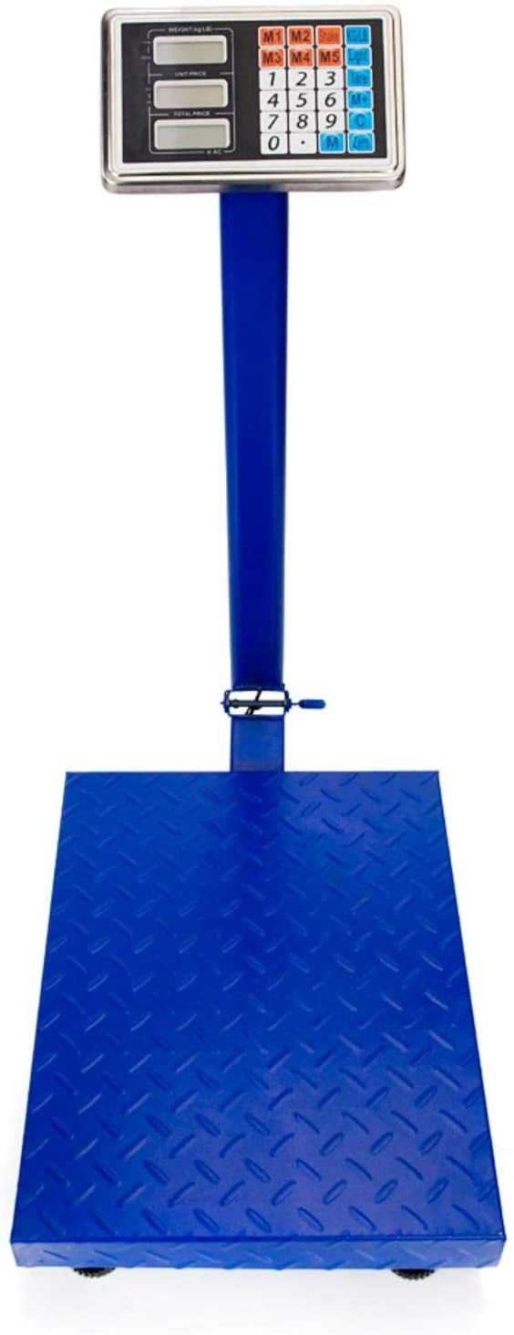 300kg 661lb Electronic Digital Platform Scale Folding Heavy Duty