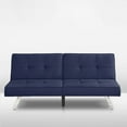 PARKWELL Futon Sofa Bed,Upholstered Tufted Couch, Convertible Folding ...