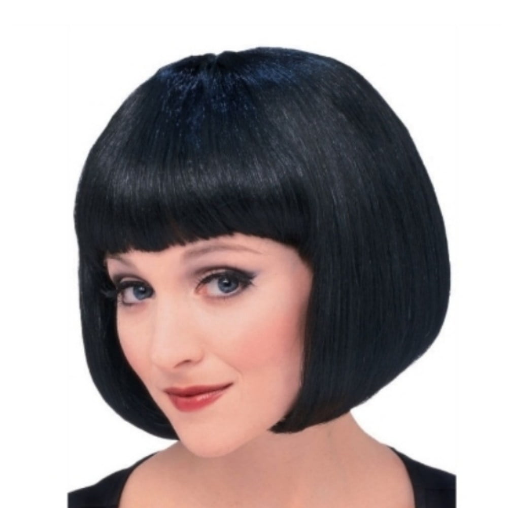 Womens Black Bob Supermodel Wig - Walmart.com