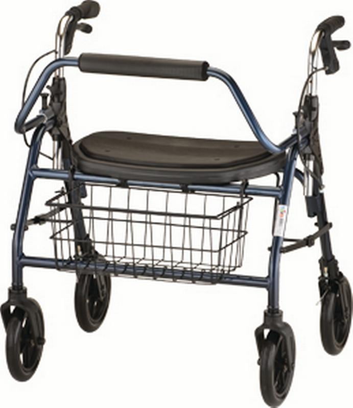 Bariatric Aluminum Rollator, Heavy Duty Rolling Walker for Seniors, 500 ...
