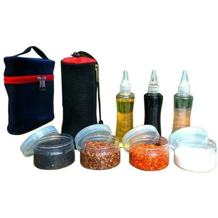 Sauce Condiment Containers Spice Jar for BBQ Spice Bottles Set for ...