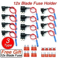 Car Audio Fuse 30A 40A 60A 80A 100A 150A Power Fuse Holder Stereo Audio ...