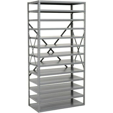 Stackable Wire Storage Bin Rack, 48"W x 20"D x 45"H, 5 Wire Bins ...