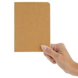 24-Pack Kraft Paper Notepad, A6 Size 4x6 in, 80 Lined Pages, for ...