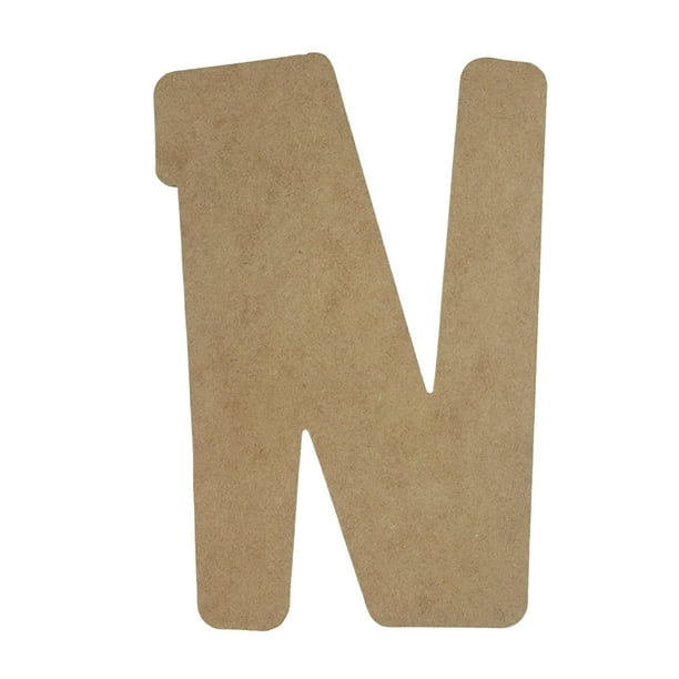 Wooden Letter Unfinished, Kid Zone Font, Craft Cutout - Walmart.com