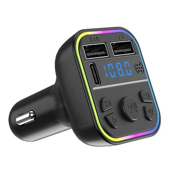 Bluetooth Wireless Fm Transmitter For Car Radios Speaker Audio Iphone 7 ...