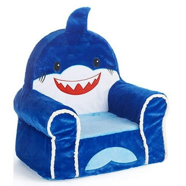 Baby Shark Upholstered Accent Chair with Sculpted Frame by Delta ...