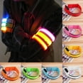 Sioweci LED Night Sports Armband Flashing Arm Warmer Belt Bike Safety ...