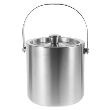 BREKX Insulated Mini Iceberg Ice Bucket with Lid & Scoop, Stainless ...