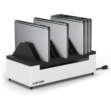 Line Leader 16 Unit Compact Mobile Charging & Storage Cart | Open ...