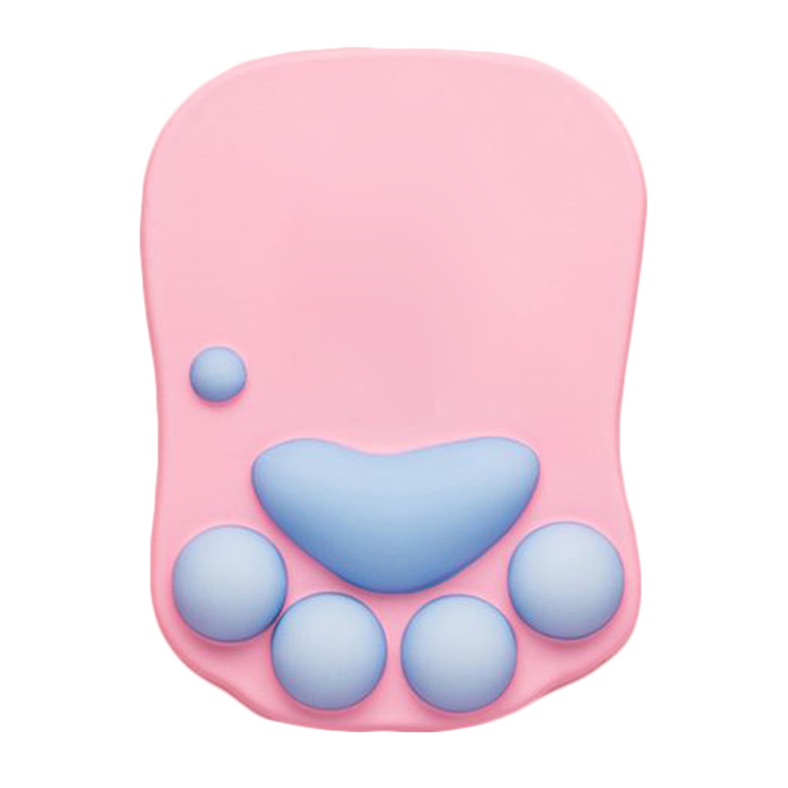 Cute 3D Cat Paw Mouse Pad with Soft Silicone Wrist Rest Support Cushion ...