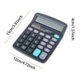 yocbz Pack of 2 Desktop Calculator, Black Calculator Big Buttons, 12 ...