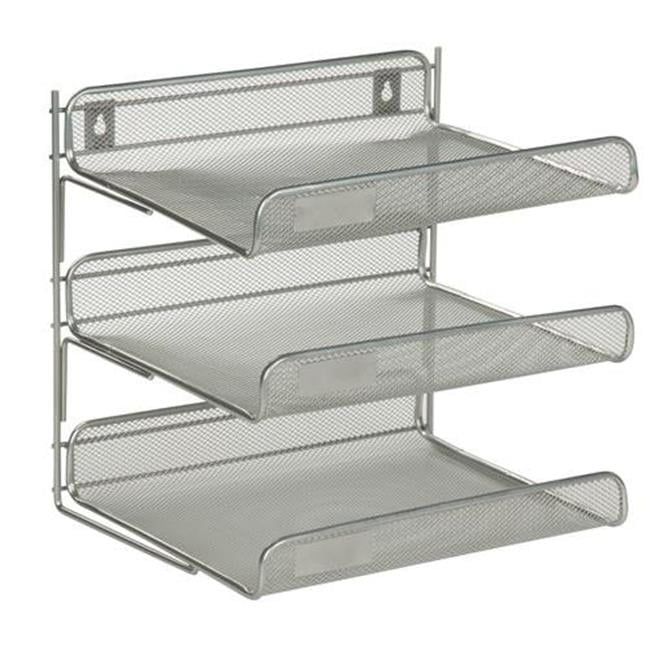 Desk Organizer 3 Tier Mesh, gray - Walmart.com