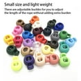 TureClos 10pcs Cord Stoppers Lock End Toggles Spherical Hole Tightening ...