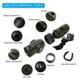 7-in-1 Survival Whistles, Multi-Tool Whistle with Compass Thermometer ...