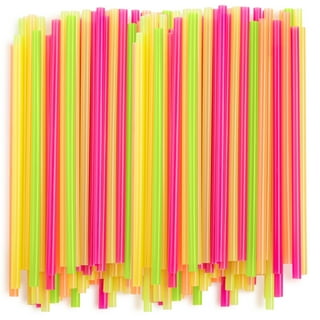 KOLORAE JUMBO FLEX STRAWS - 100 COUNT, MULTI-COLORED, DISPOSABLE ...