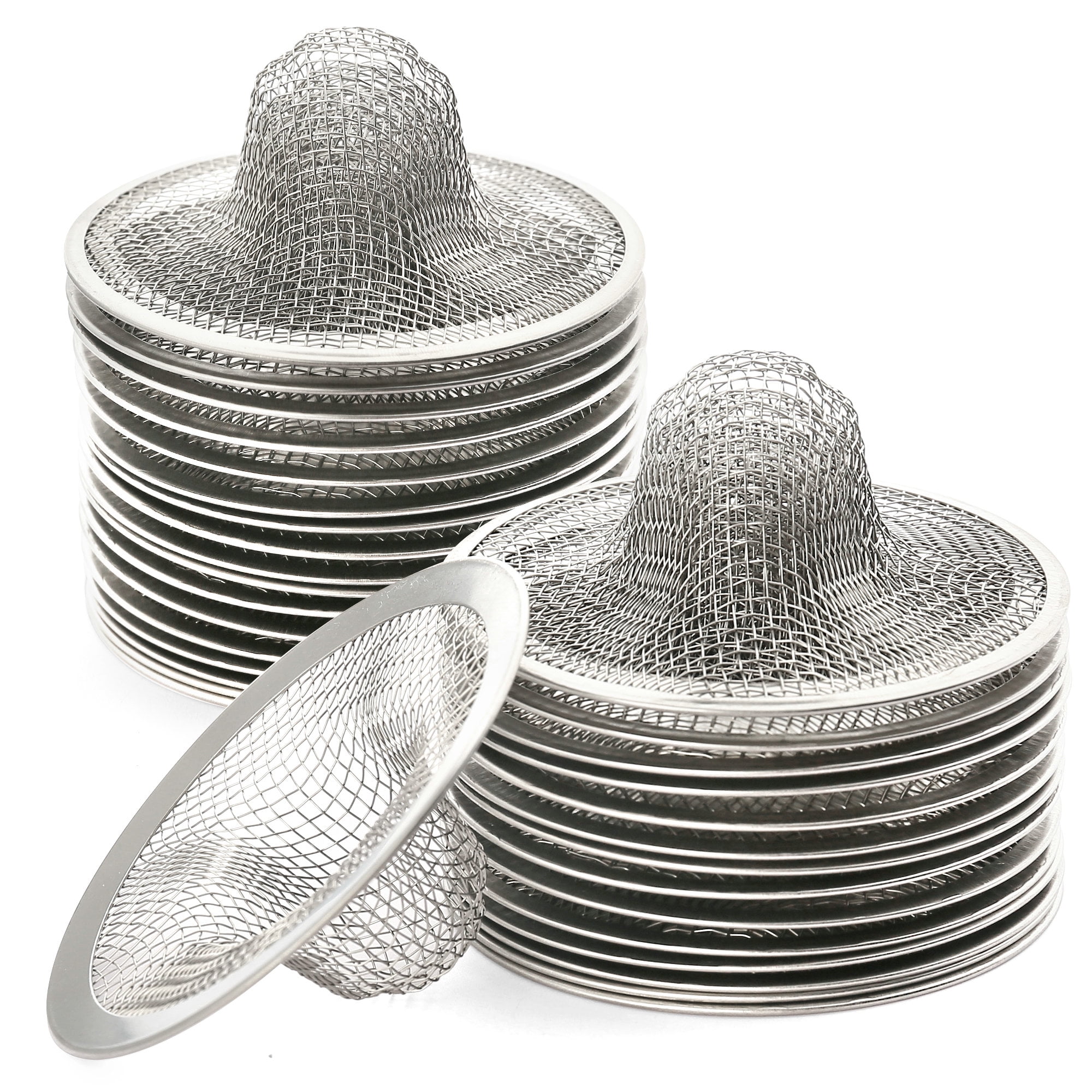 LotFancy 30 Pcs Bathroom Sink Strainer, 2.75 in Mesh Drain Strainer ...