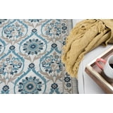 Transitional 9x12 Area Rug (9'3'' x 12'6'') Floral Cream, Gold Living ...