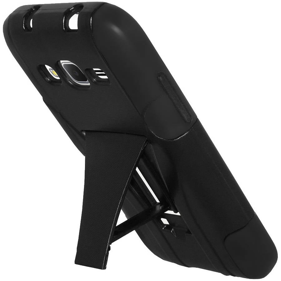 Amzer Double-Layer Hybrid Case with Kickstand for Samsung Galaxy Core ...