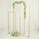 Efavormart Set Of 4 | Gold Metal Frame Wedding Arch, Rectangular ...