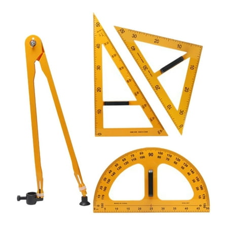 mmirethe Math Geometry Ruler Large Number for School Classroom 1 Piece ...