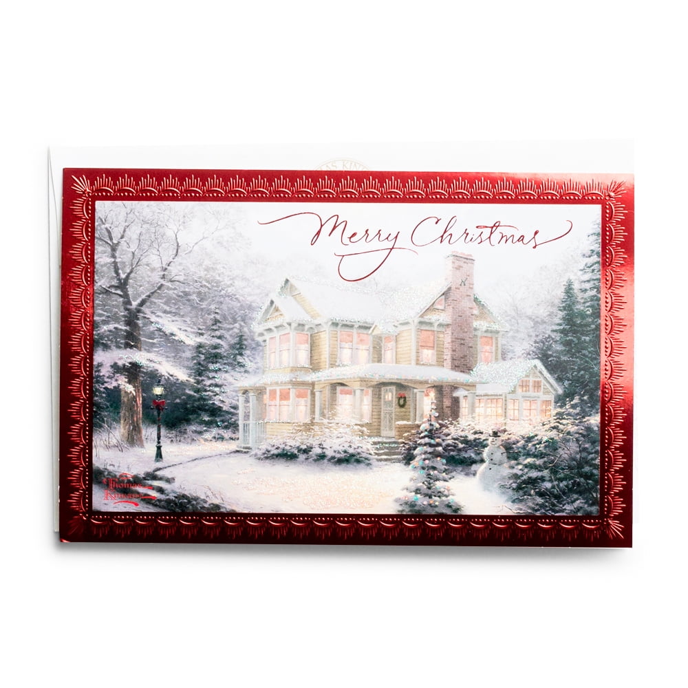DaySpring - Thomas Kinkade - Merry Christmas - 18 Premium Christmas ...