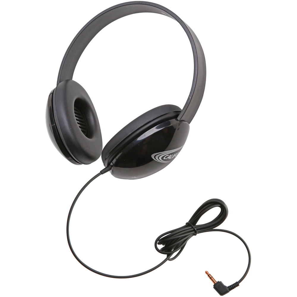 Califone Listening First 2800-BKP Over-Ear Stereo Headphones, 3.5mm ...