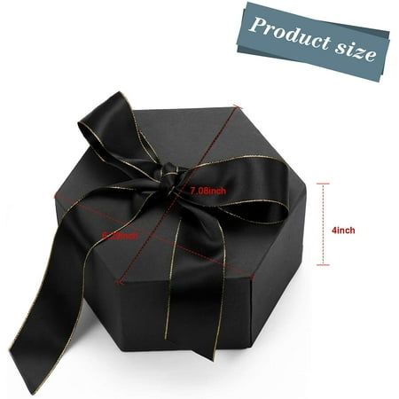 Hexagonal Box Set with 52 Pieces Capsule Message in Glass Bottle ...