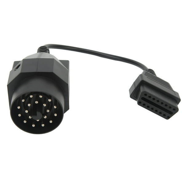 Pinto OB Connector,OBD II Adapter Cable Round Diagnosis OBDII Adapter OB Connector Cable Built ...