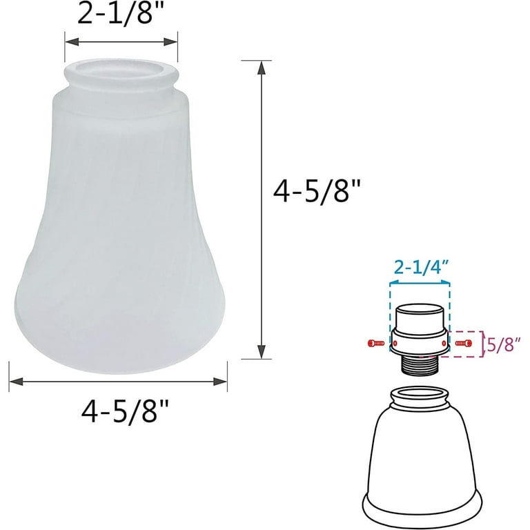 Replacement Glass Shades For Ceiling Fans | Shelly Lighting