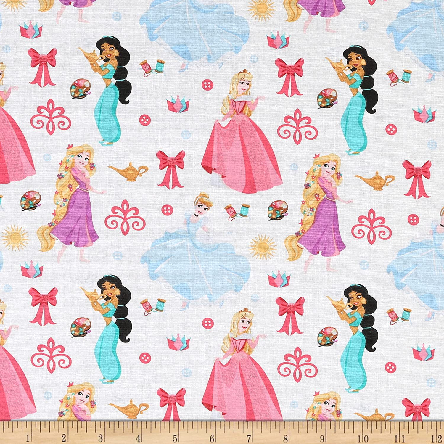 Disney Ultimate Princess Celebration Cotton Fabric - Walmart.com