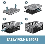 CleverMade Collapsible Utility Crate (Recycled) - 45L - Ocean (3PK ...