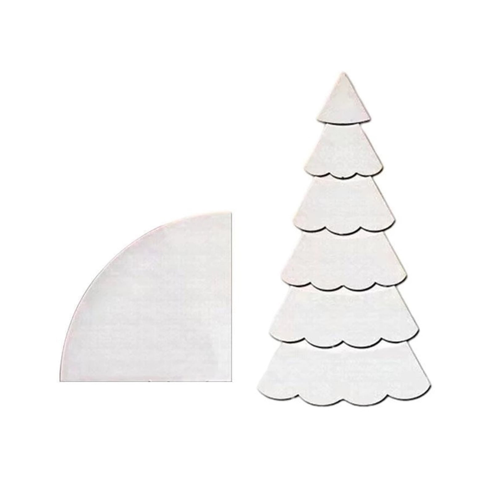 1 Set 8/12/15 Inch Patchwork Ruler DIY Acrylic Handmade Christmas Tree ...