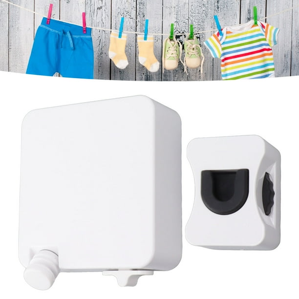 Retractable Clothesline, 55.1lb Maximum Load Bearing Wall Mounted ...