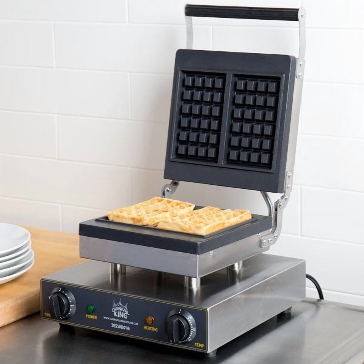 Click here for Carnival King Brussels Style Waffle Maker With Tim... prices