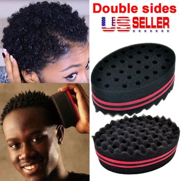 Hair Twist Sponge Brush Two Sides Dread Dreading Wave Twisting Foam ...