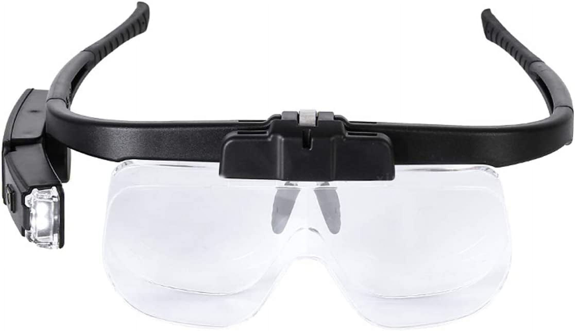 Lupa recargable JM USB manos libres con luz LED y lentes ...