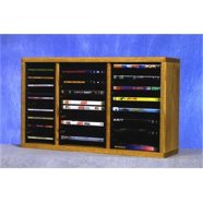 Wood Shed Solid Oak desktop or shelf CD Cabinet - Walmart.com