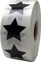 Black Star Stickers, 1 Inch in Size, 500 Labels on a Roll - Walmart.com