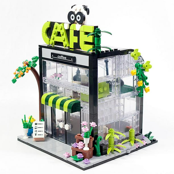 Ideal City Coffee Shop Mini Model Building Blocks Toys Gifts ...