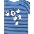 Mickey Mouse Baby Boy Short Sleeve Bodysuits, 3 Pack - Walmart.com