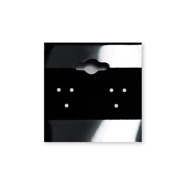 Black Flocked Earring Hanging Display Cards Jewelry 1.5" x 1.5" - 500 ...