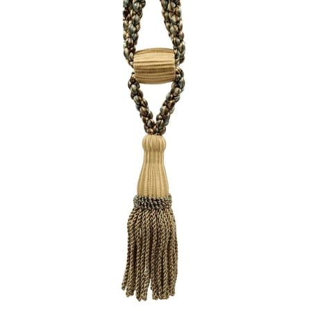 Beautiful Curtain Tassel, Adjustable Cord Length with Elegant Bullion ...